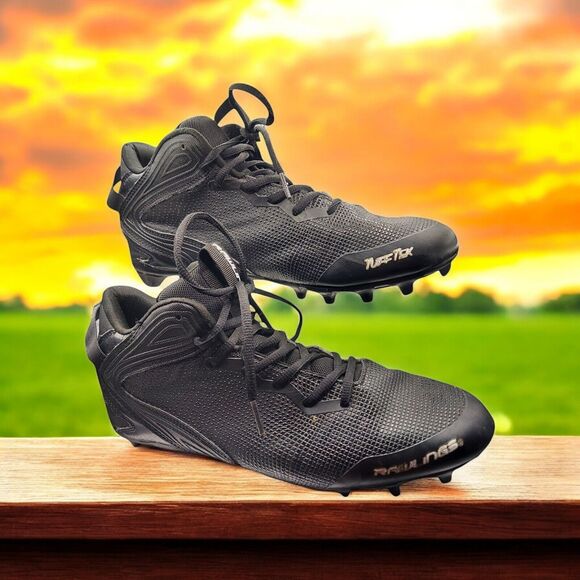 Rawlings | Shoes | Rawlings Turf Tek Football Cleats Black Size Mens D ...
